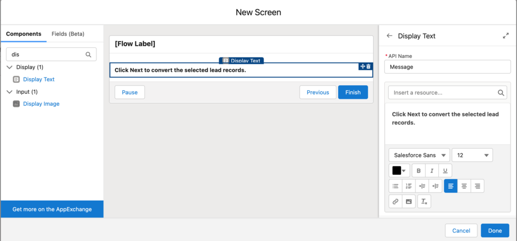 How to use Lightning Flow as List View in Salesforce? – PantherSchools